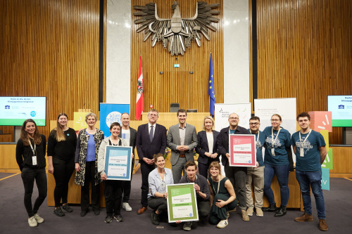 Klimajugendrat 2023 - Verleihung Climate Action Award | Parlament ...