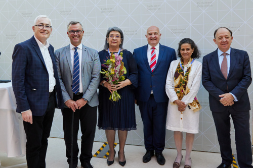 Austausch zwischen dem Dritten Präsidenten des Nationalrates und der ...