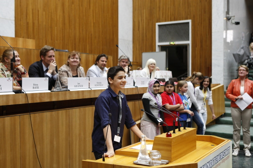 Ehrung der Demokratiewerkstatt Profis | Parlament Österreich